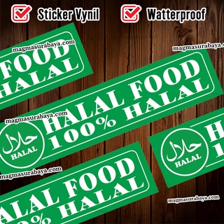 Jual Stiker Sticker Halal Food - Makanan - Makanan Halal - Food ...