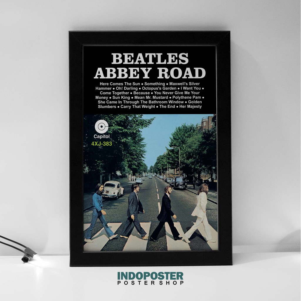Jual Poster Musik Band The Beatles Abbey Road Cover Album 002 | Shopee ...