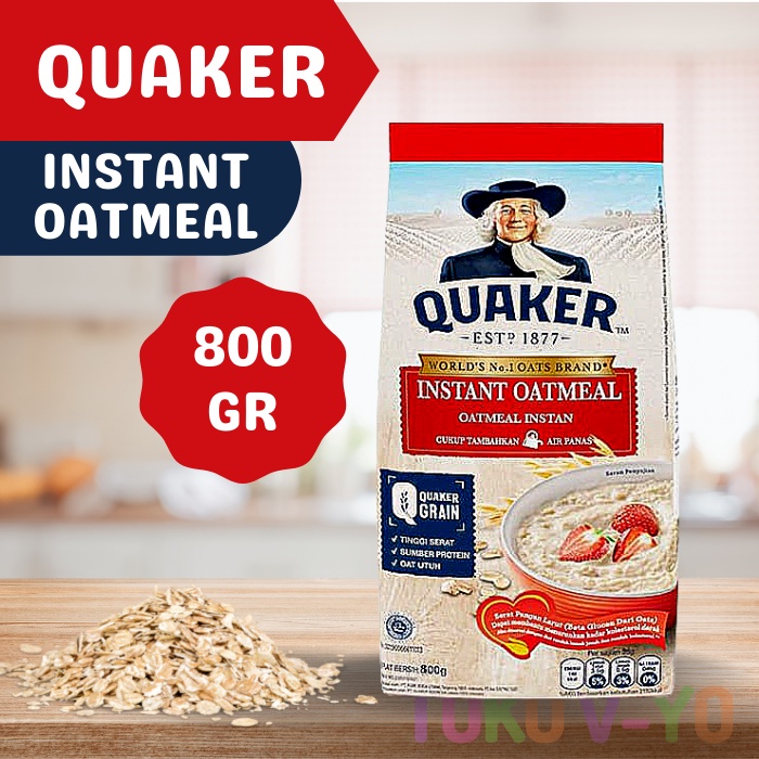 Jual Quaker Instant Oatmeal 800 Gr - Makanan Sarapan Sehat Oat | Shopee ...