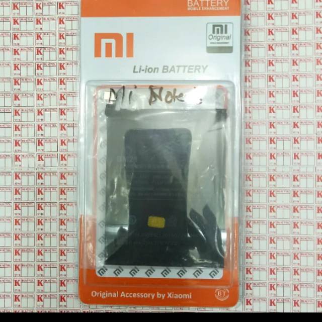 Jual BATERAI BATRE BATTERY XIAOMI BM21 NOTE 5 MI NOTE BAMBOO ORIGINAL ...