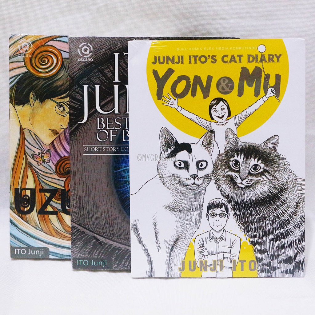 Jual Komik Junji Ito SET Uzumaki/Best of Best/Cat Diary [by Ito Junji] | Shopee Indonesia
