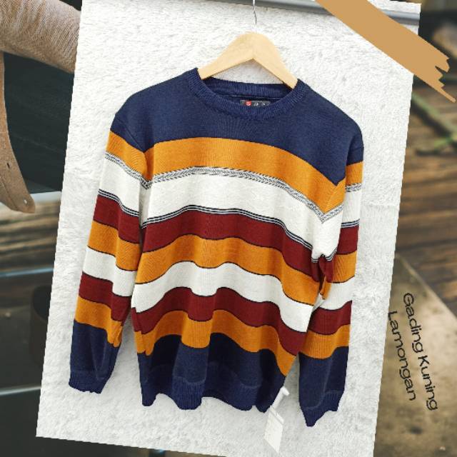 Jual Sweater Rajut Pria 03 (Real Pict) | Shopee Indonesia