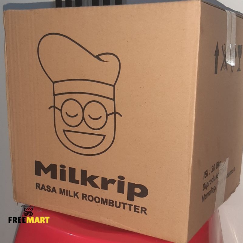 Jual Milkrip Bolu Kering Roombutter - 1 Dus | Shopee Indonesia