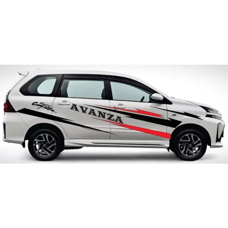 Jual Stiker Sticker Setiker Striping Cutting Mobil Toyota Avanza Xenia ...