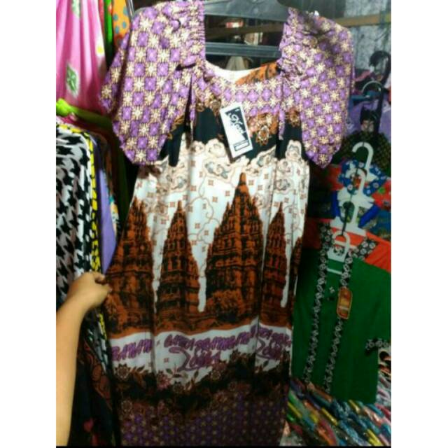 Jual Daster Cantik Gambar Candi Prambanan dan Candi Borobudur/ baju ...