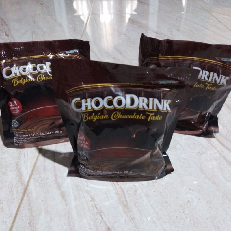 Jual choco drink belgian taste 5 sachet | Shopee Indonesia