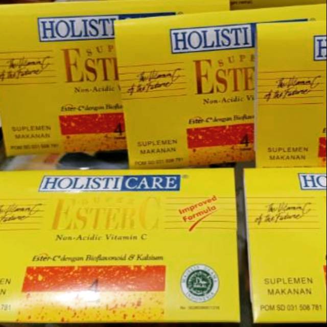 Jual ESTER C / VITAMIN C HOLISTICARE STRIP , 1 STRIP ISI 4 TABLET ...