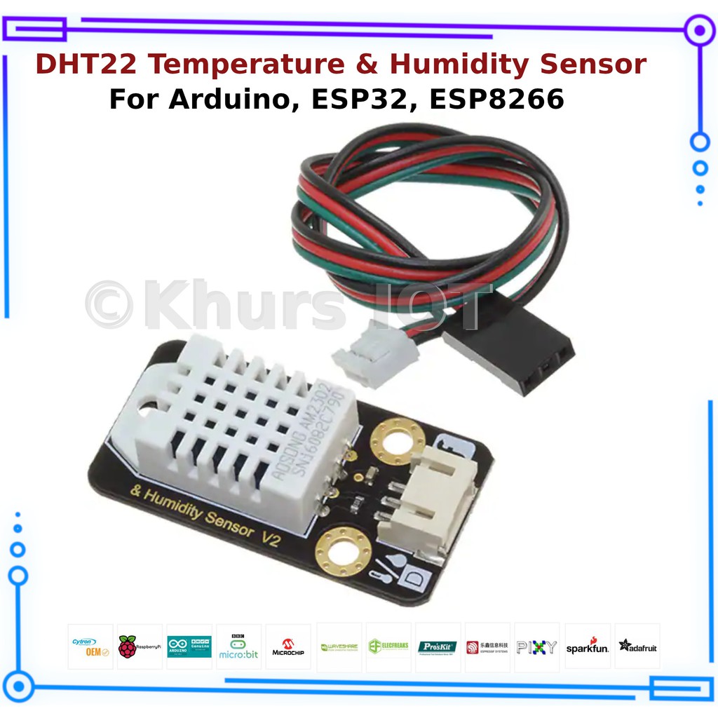 Jual DFRobot : DHT22 Temperature & Humidity Sensor | Shopee Indonesia