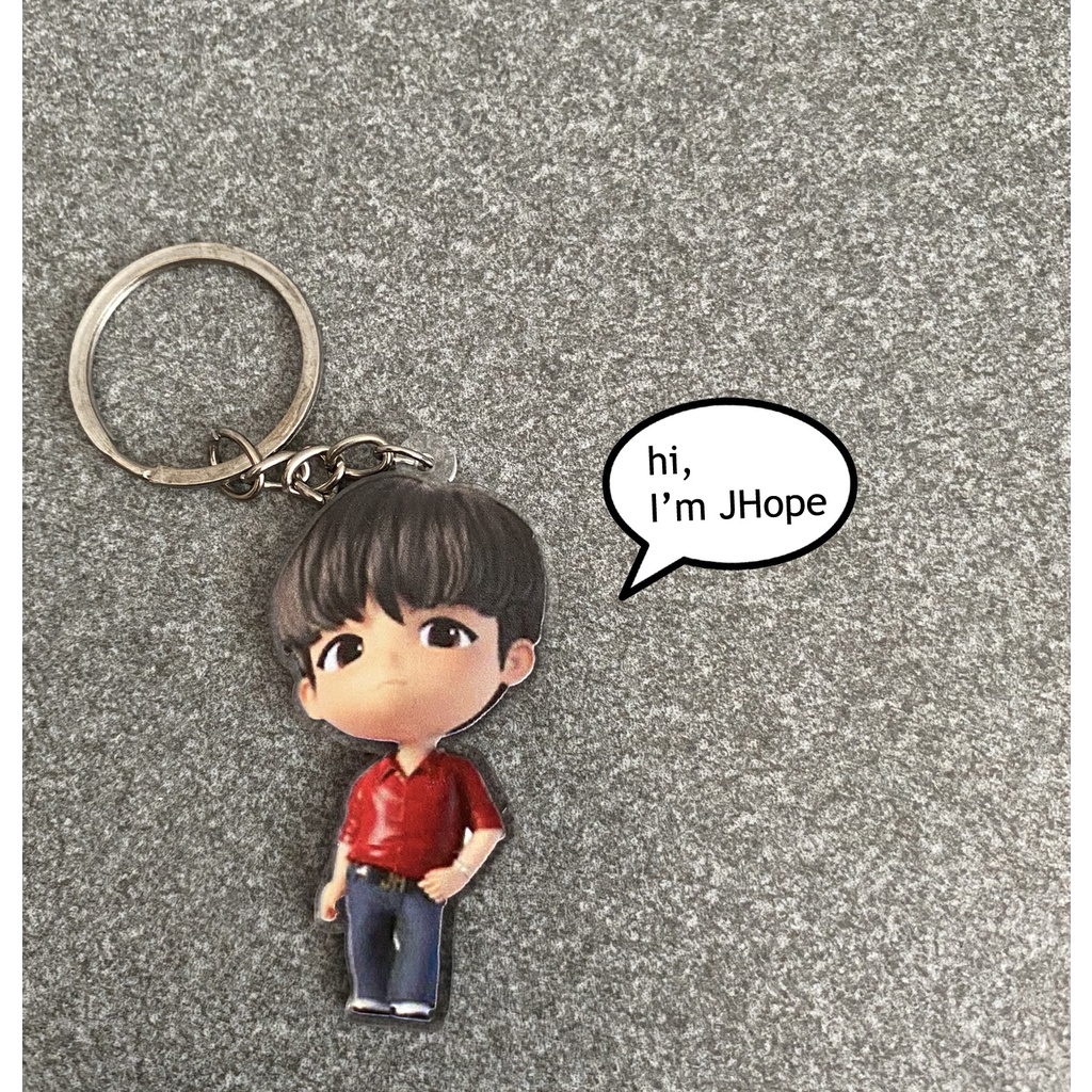 Jual Gantungan Kunci TinyTan BTS | BTS Keyring TinyTAN Cartoon | Ganci Kpop | Keyring Kpop ...
