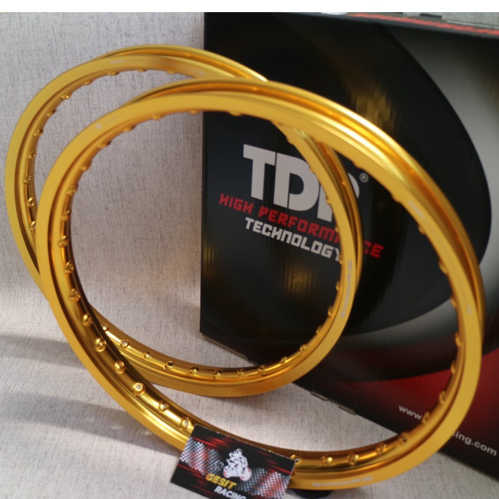 Jual Velg TDR WX Gold Set 17 x 160 / 140 Warna Emas | Shopee Indonesia