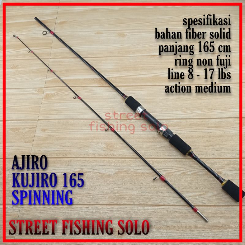Jual joran ajiro SPINNING KUJIRA 165 cm (COD) | Shopee Indonesia