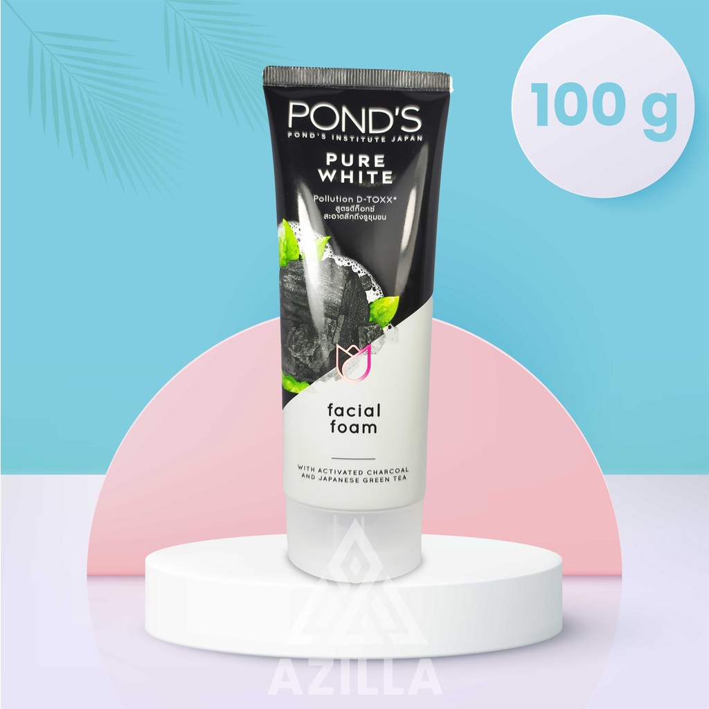 Jual Ponds Pure White Facial Foam 100g Ponds Sabun Cuci Muka Hitam 100 Gr Shopee Indonesia