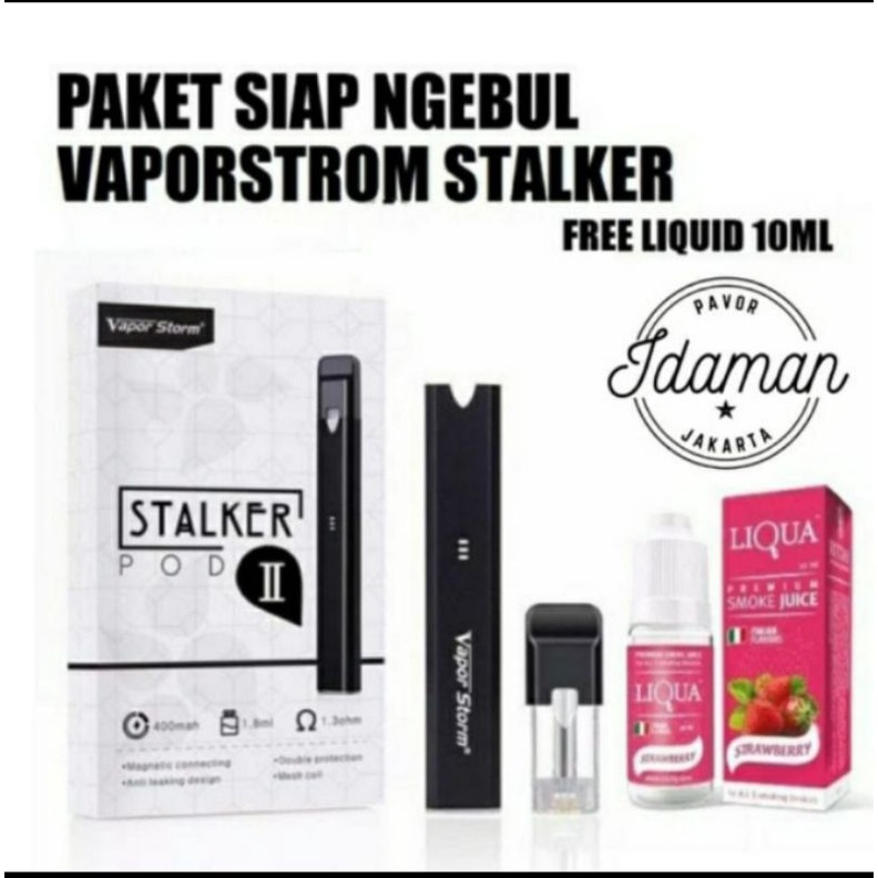 Jual VAPOOR VAPE STALKER V2 AUTHENTIC FULLSET | Shopee Indonesia