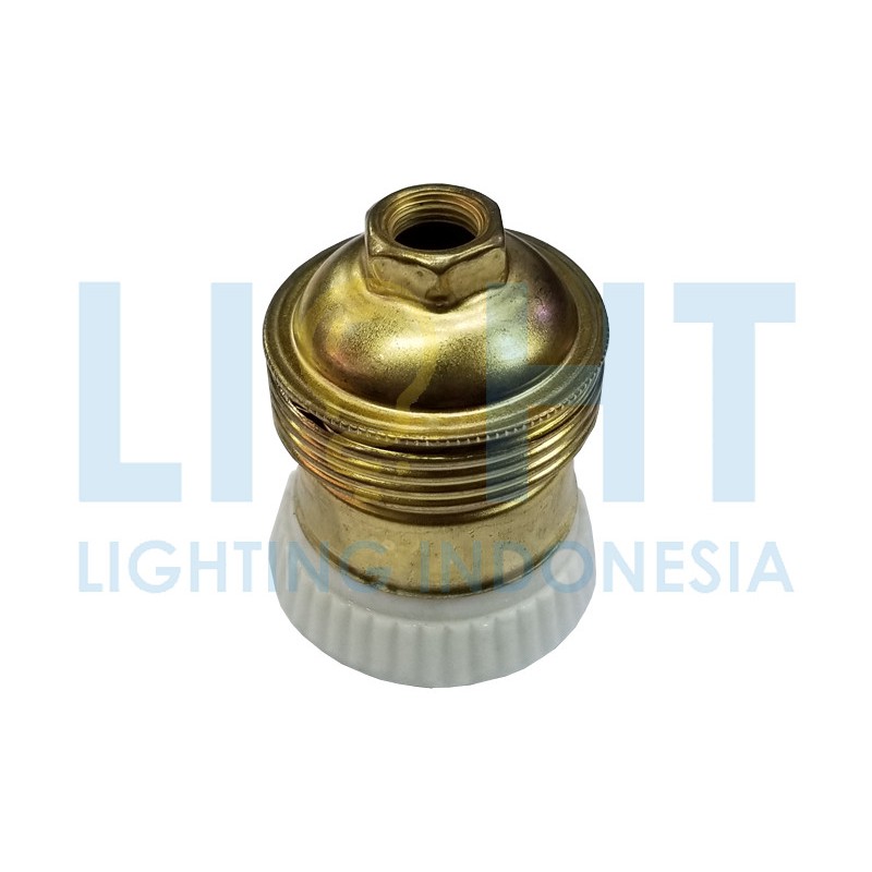 Jual Fitting Edison E27 Brass Kuningan dengan Keramik | Shopee Indonesia