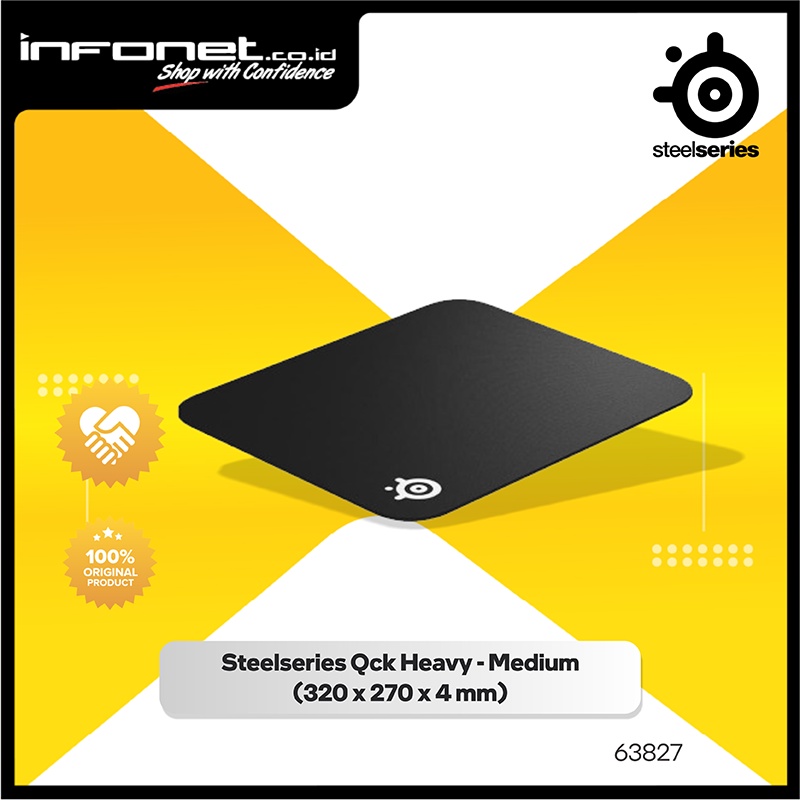Jual Steelseries Qck Heavy - Medium (320 x 270 x 4 mm) | Shopee Indonesia