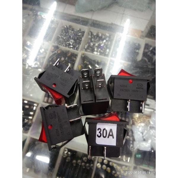 Jual Saklar Suit ON OFF Lampu Merah Besar 30A AC 250V | Shopee Indonesia