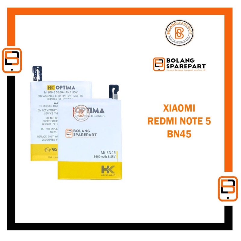 Jual BATERAI BATRE XIAOMI REDMI NOTE 5 / REDMI NOTE 5 PRO BN45 HK ...