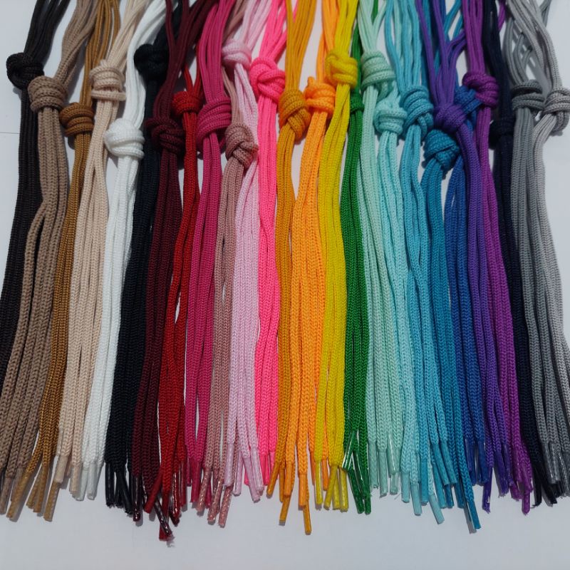 Jual Tali Sepatu Bulat (MINIMAL 5 PASANG bisa campur warna) | Shopee ...