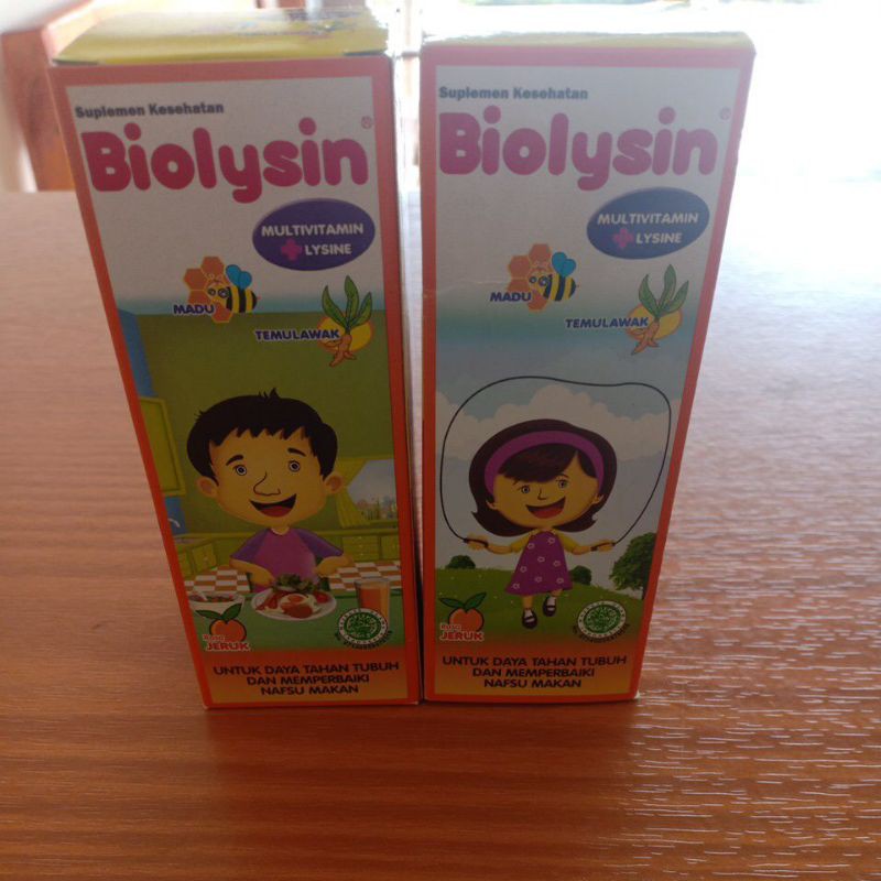 Jual Biolysin Sirup Rasa Jeruk 100ml | Shopee Indonesia