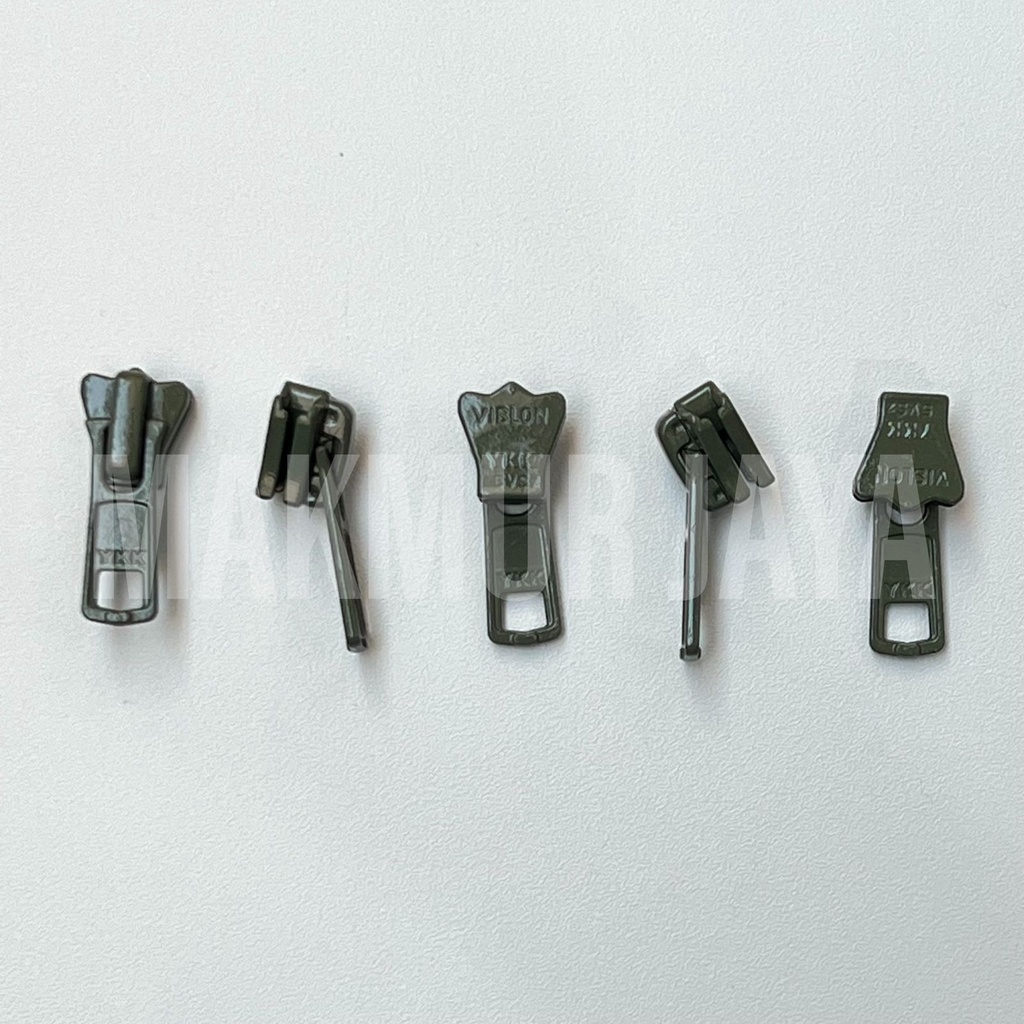 Jual Kepala Resleting YKK Nomor 5 Vislon Model Kotak Per Biji | Shopee ...