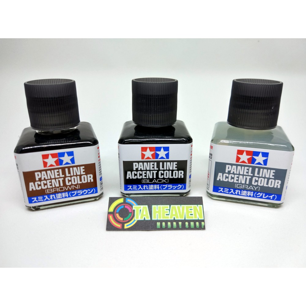 Jual Tamiya Panel Line SET (Black + Gray + Brown) for Lining | Shopee ...