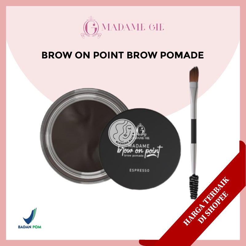 Jual Madame Gie Madame Brow On Point – Make Up Eyebrow Pomade Cream ...