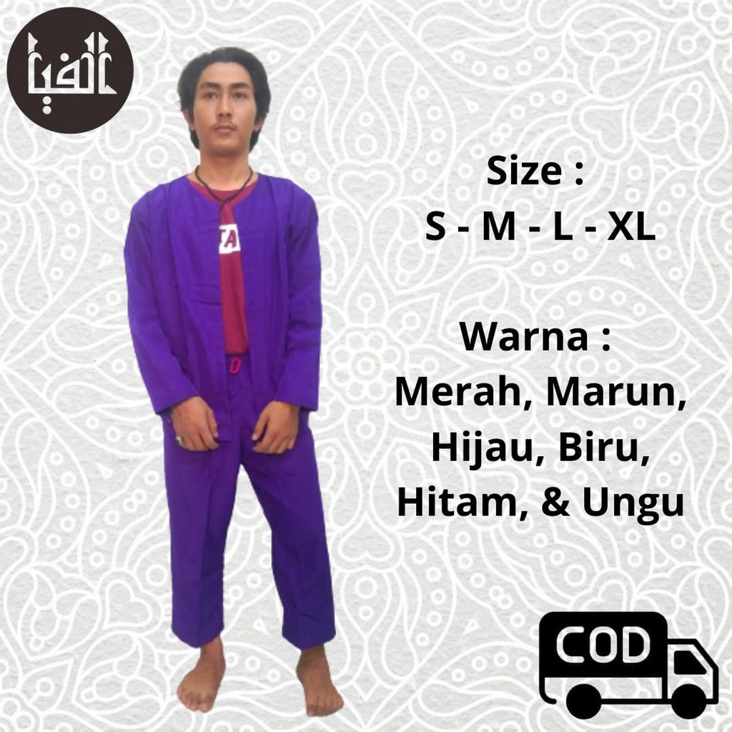 Jual Setelan Baju Pangsi Dewasa Baju Betawi Baju Pitung | Shopee Indonesia