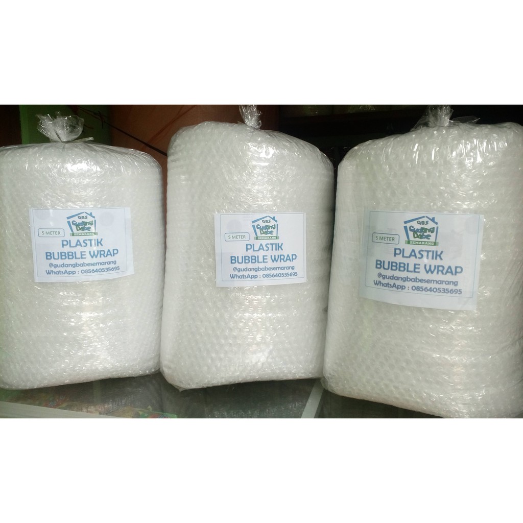 Jual BUBBLE WRAP PUTIH 5 Meter x 125 Cm plastik gelembung packing (via ...