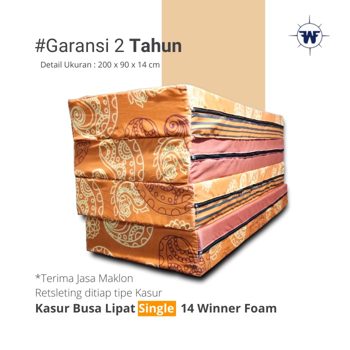 Jual Grosir Kasur Busa Lipat Winner Foam 14 Berbagai Ukuran - 2 Tahun ...
