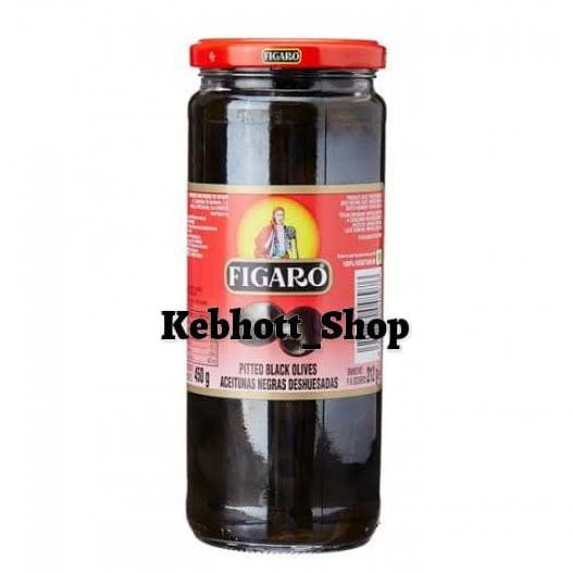 Jual Figaro Pitted Black Olives 450Gr | Acar Buah Zaitun Hitam Tanpa Biji | Shopee Indonesia
