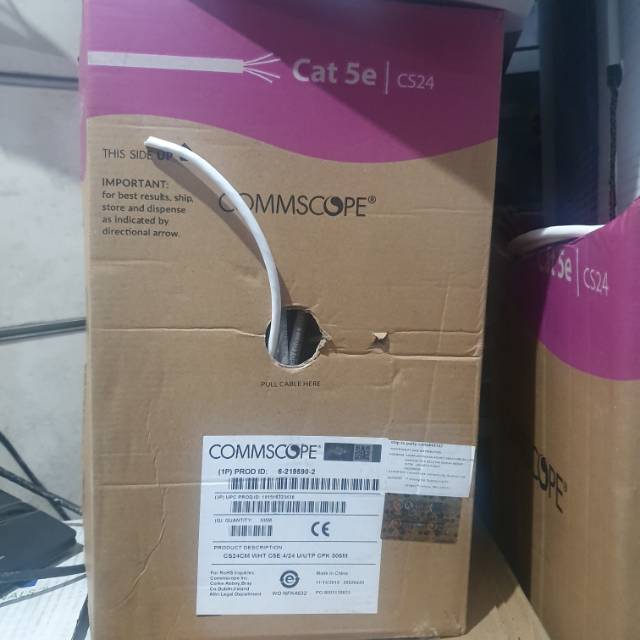 Jual Kabel lan amp Commscope cat 5 original - meteran | Shopee Indonesia