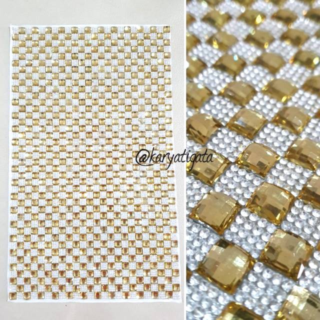 Jual Diamond Tikar Gosok Motif Kotak (per Lembar) | Shopee Indonesia