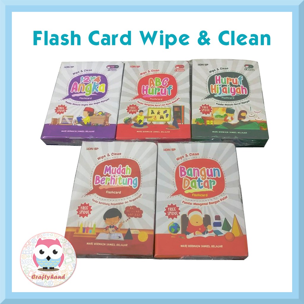Jual FLASH CARD WIPE & CLEAN/FLASHCARD KARTU EDUKASI ANAK/HURUF ...