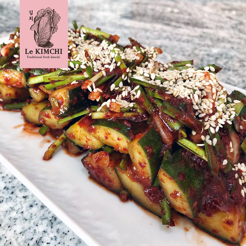 Jual Le Kimchi Korea Halal – Kimchi Timun Segar Acar Korea Pedas Oi ...