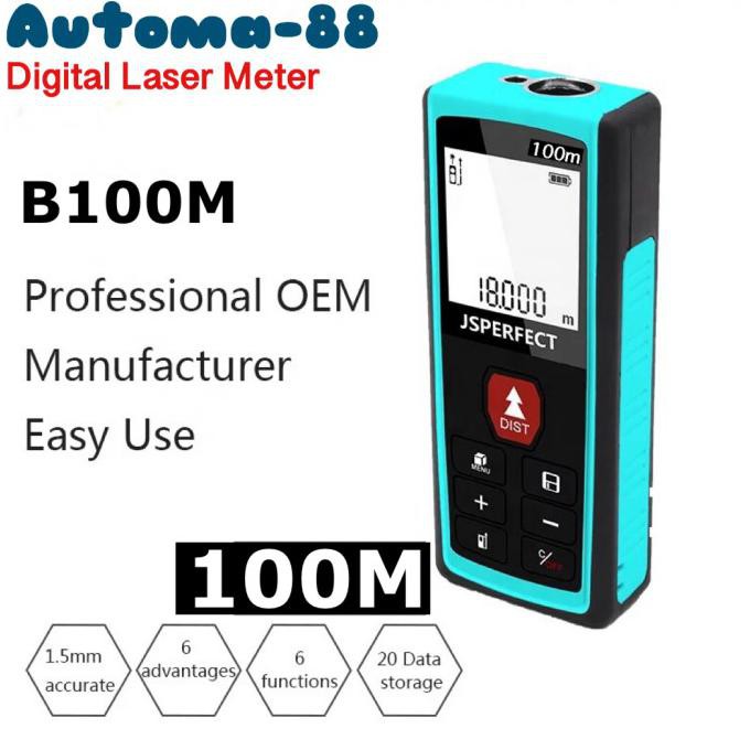 Jual Meteran Digital Laser Distance Meter 100M 100 M Range Finder ...