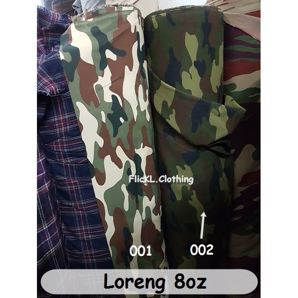 Jual Kain Loreng 8oz Bahan Loreng Camo Motif Loreng Fashion | Shopee ...