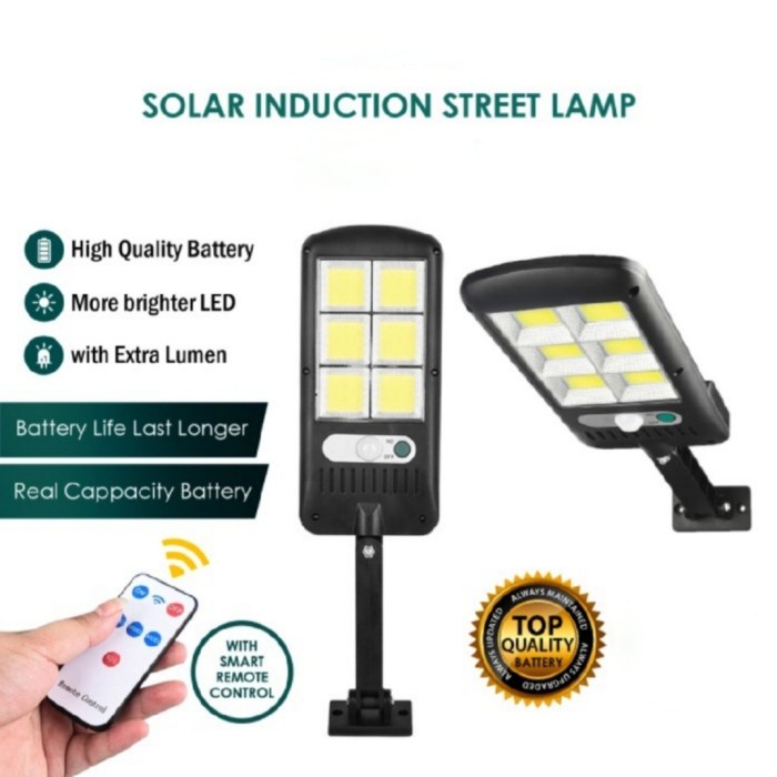 Jual Lampu Solar Panel Surya Led Jalan 3 Mode Sensor Gerak | Shopee ...