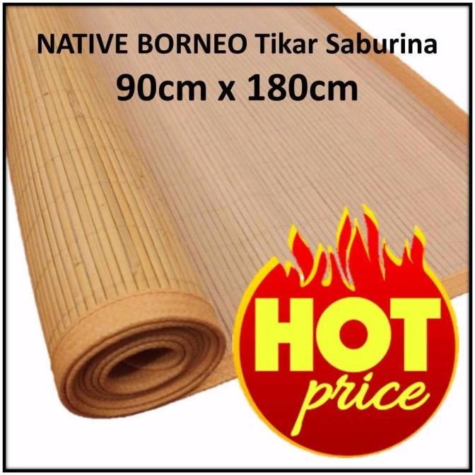 Jual Karpet, Tikar/Lampit Rotan Saburina 90cm x 180cm | Shopee Indonesia
