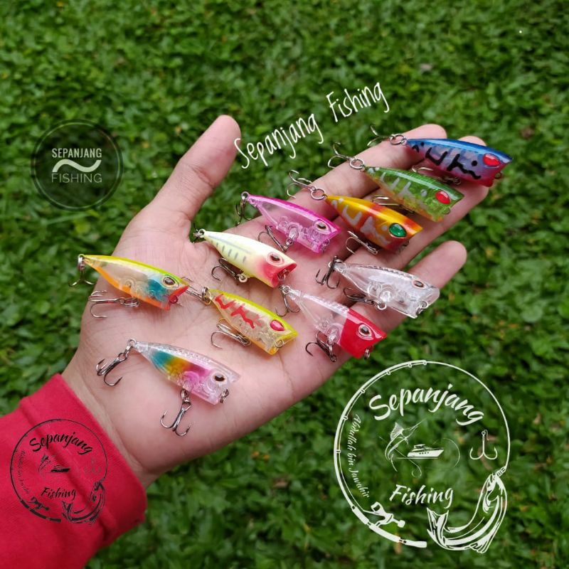 Jual Mini popper UL ~ 4 cm / 3,3 gram ~ mikro popper mini ~ target ...