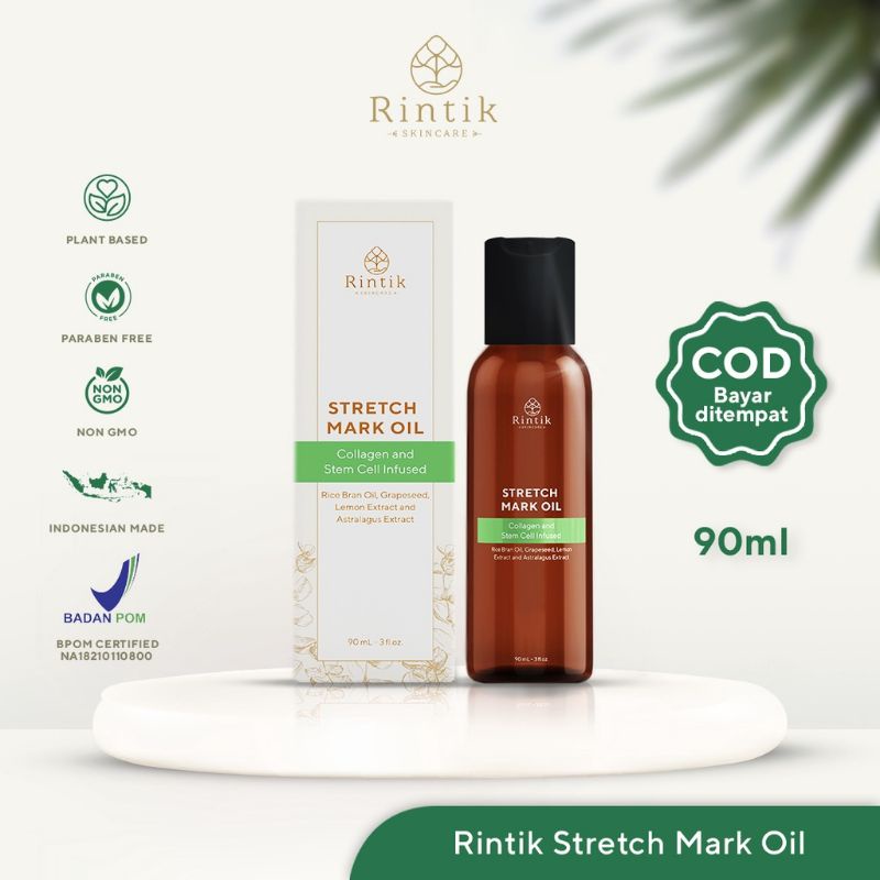 Jual Stretch Mark Oil - Rintik Skincare 90ml | Shopee Indonesia