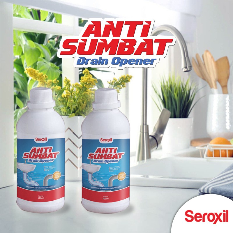Jual Seroxil Anti Sumbat WC / Cairan Anti Mampet / Drain Opener Soda ...