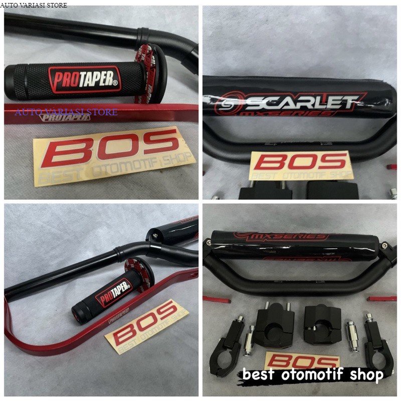 Jual Stang Twinwall Scarlet Set handguard Protaper plus handgrip ...
