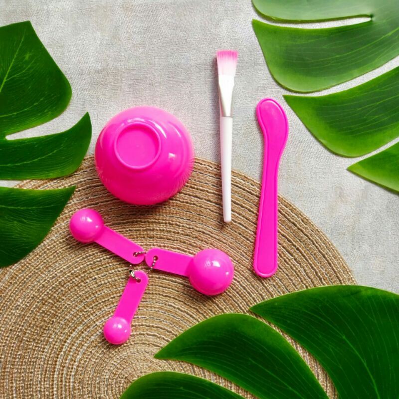 Jual alat masker ( mangkuk masker , kuas ,sendok takar dan spatula ...