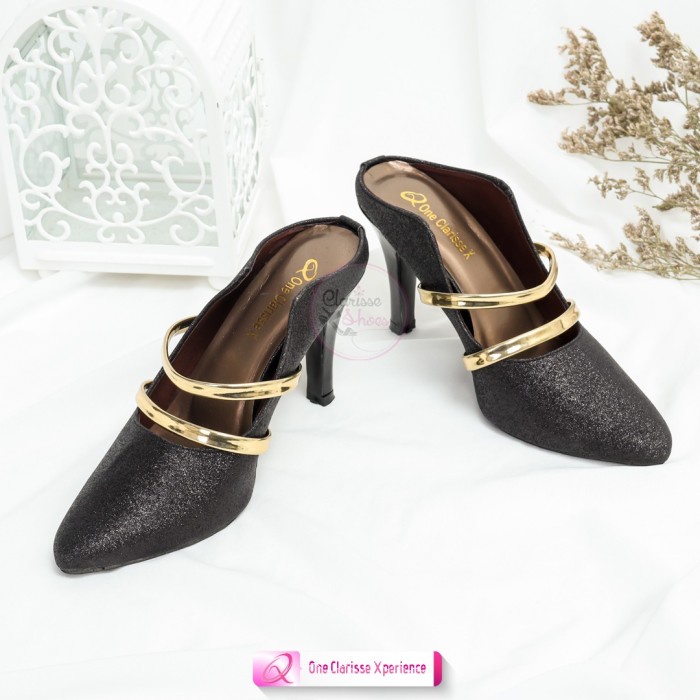 Jual Heels wanita Hak Tinggi kantoran Batam polos hak tahu E2G7 import ...