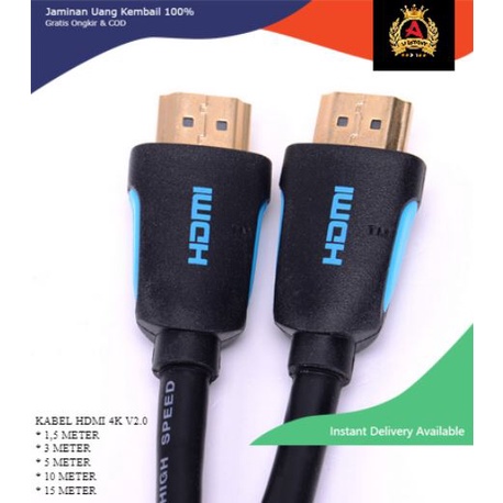 Jual Kabel HDTV 5 Meter 4K v2.0 /Kabel HDTV 5 meter Versi 2.0 high ...