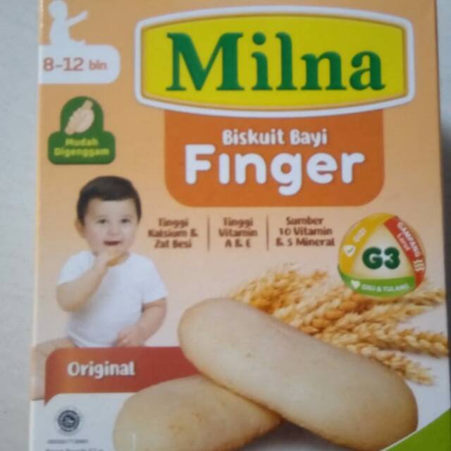 Jual Milna biskuit bayi Finger rasa original | Shopee Indonesia