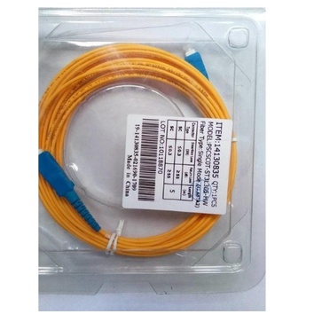 Jual kabel Patchcore 5 Meter / Single Core Mode SingleMode Fiber Optic ...