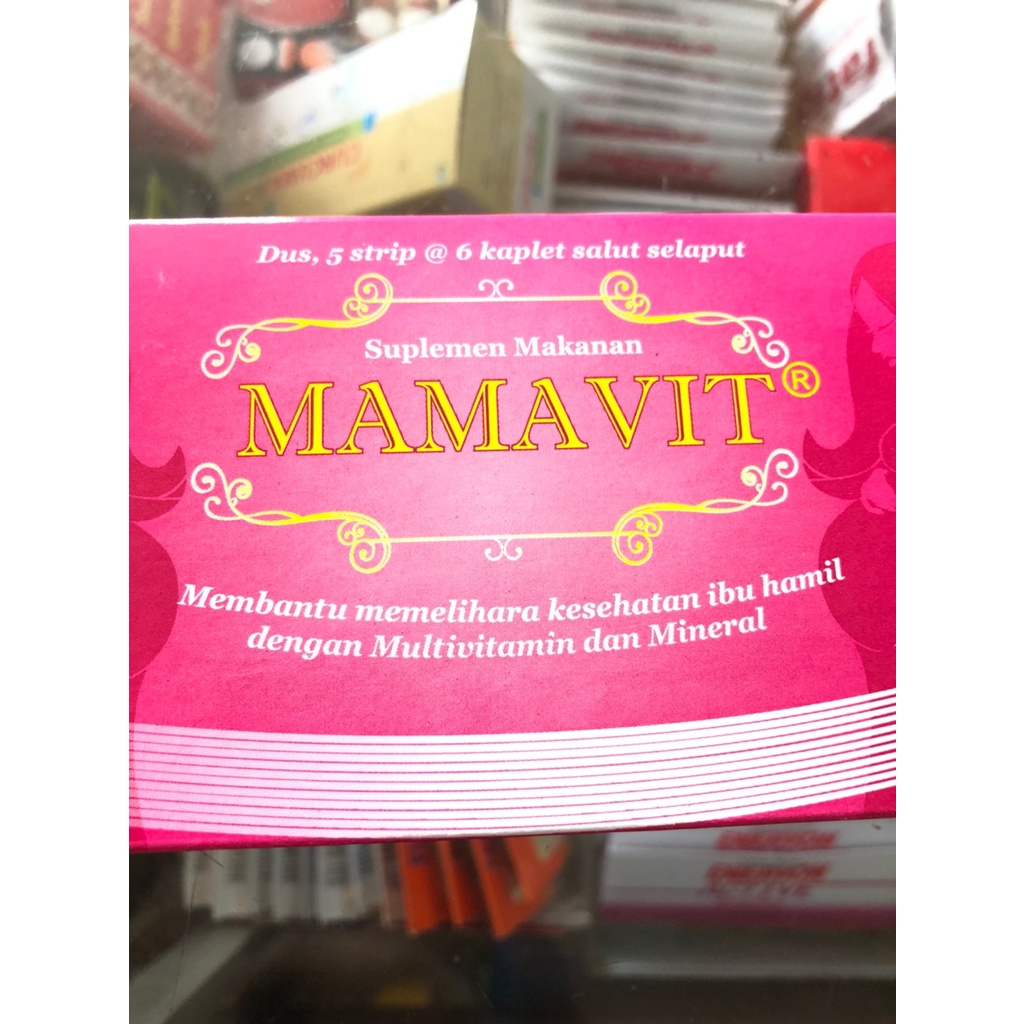 Jual Mamavit Vitamin Multivitamin Ibu Hamil Ibu Menyusui BOX ISI 30 ...