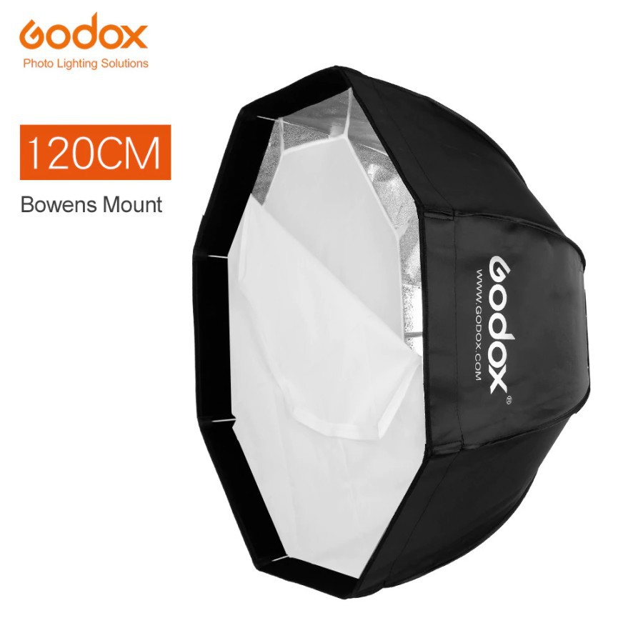 Jual Softbox Octagon Godox SB-BW 120cm Bowens Model Rakit Softbox SBBW ...