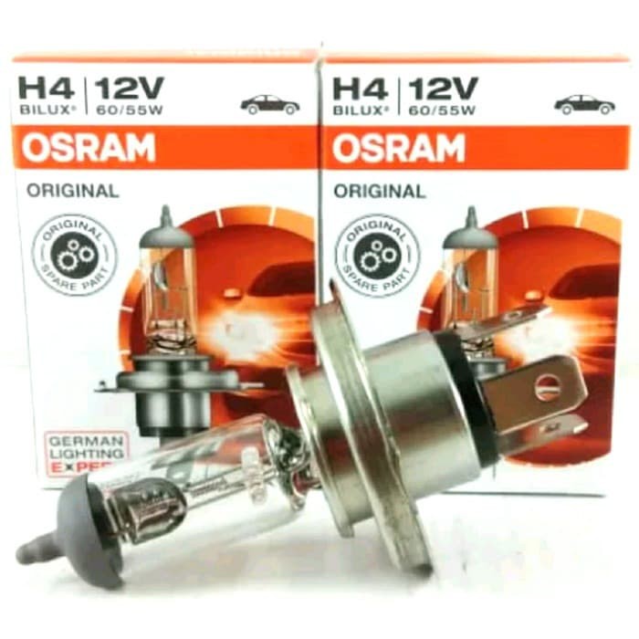 Jual OSRAM Bohlam Halogen H4 12V 60/55W Bilux - Headlamp Std 64193 | Shopee Indonesia